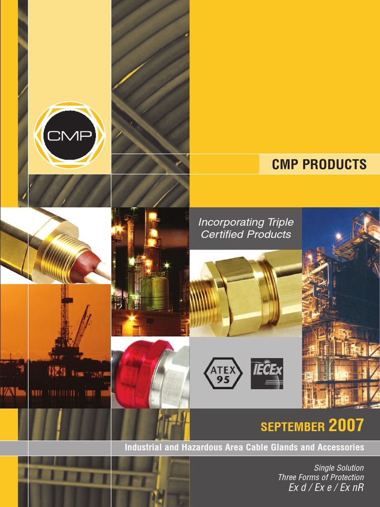 CMP Cable Glands PDF | PDF | Cable | Engineering