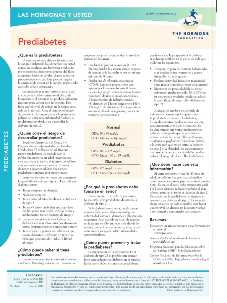 Pre Diabetes | PDF | Diabetes | Prediabetes
