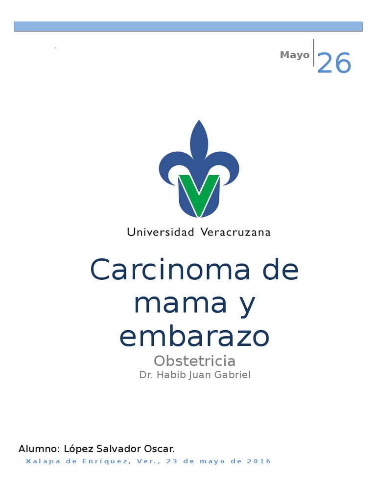 Cáncer de Mama y Embarazo: Guía Completa | PDF | Cáncer de mama | Cáncer