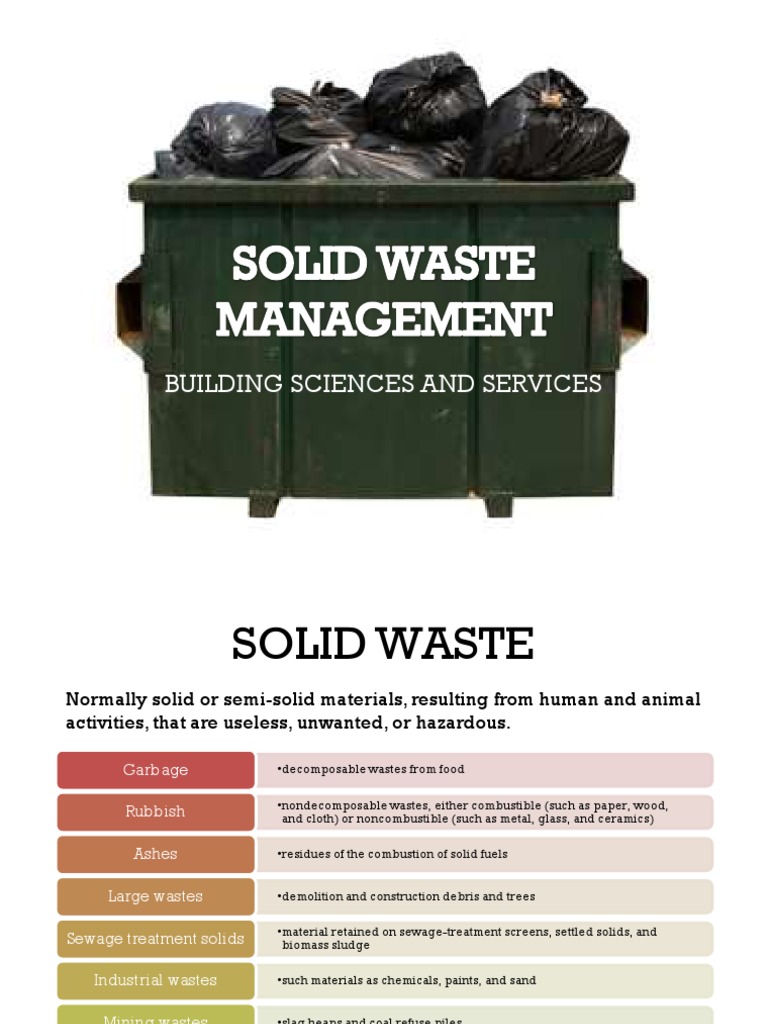 Solid Waste Management | Waste Management | Incineration