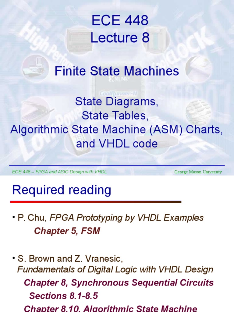 FSM ASM Diagramas | Vhdl | Field Programmable Gate Array