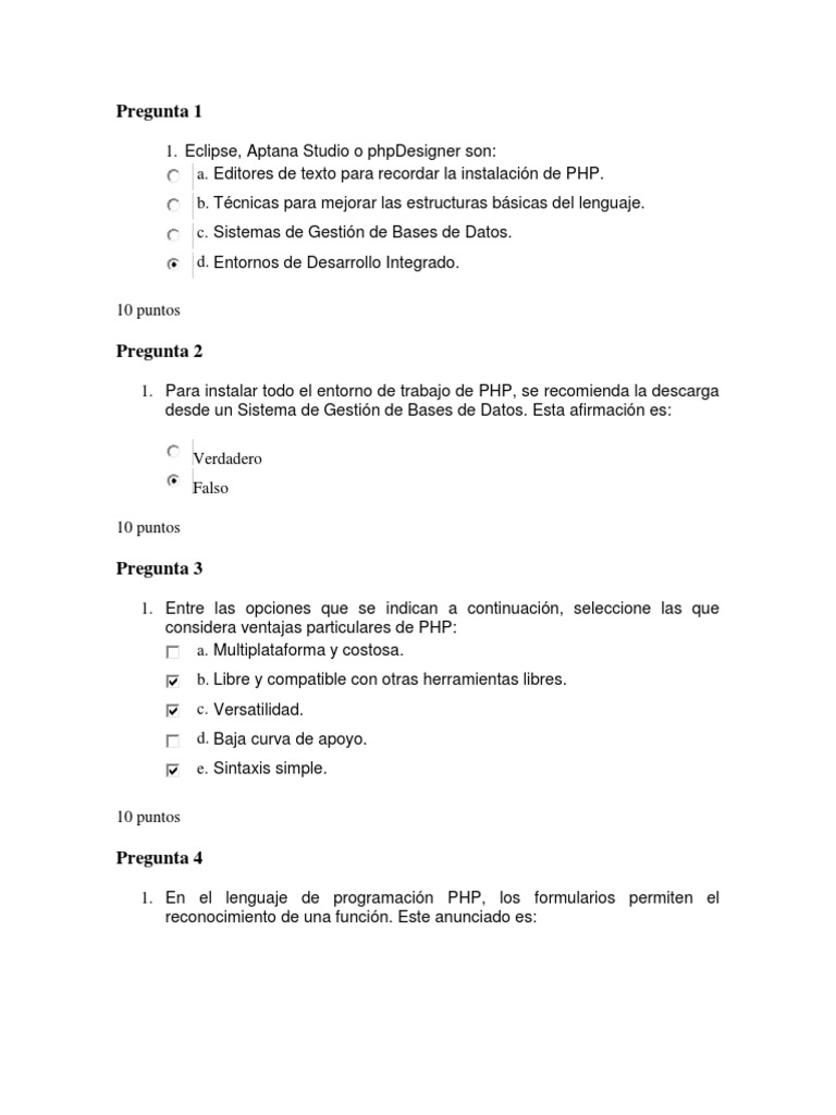 Evaluacion - Desarrollo Web Con PHP - Actividad 1 | PDF | Php | Servidor web