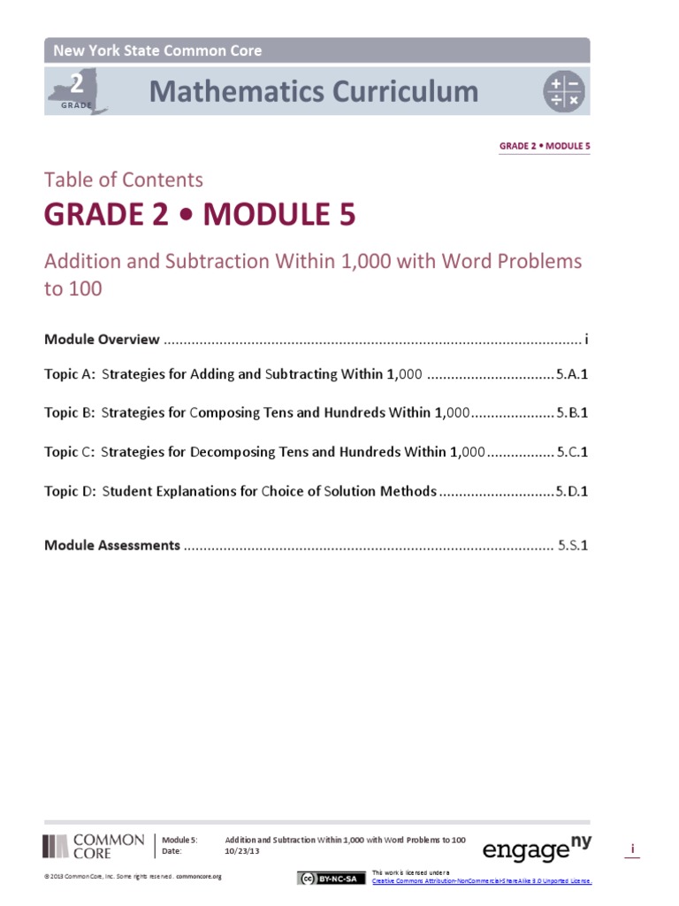 Math g2 m5 Full Module | PDF | Common Core State Standards Initiative ...