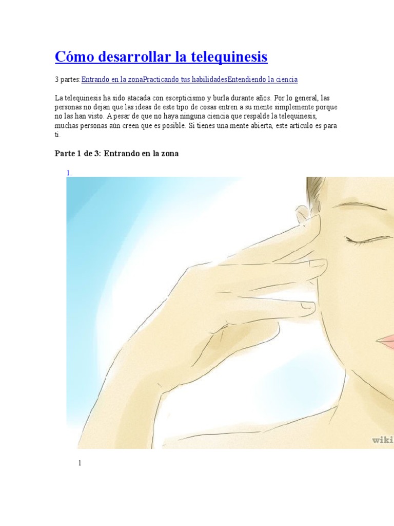 Desarrollar La Telequinesis | PDF