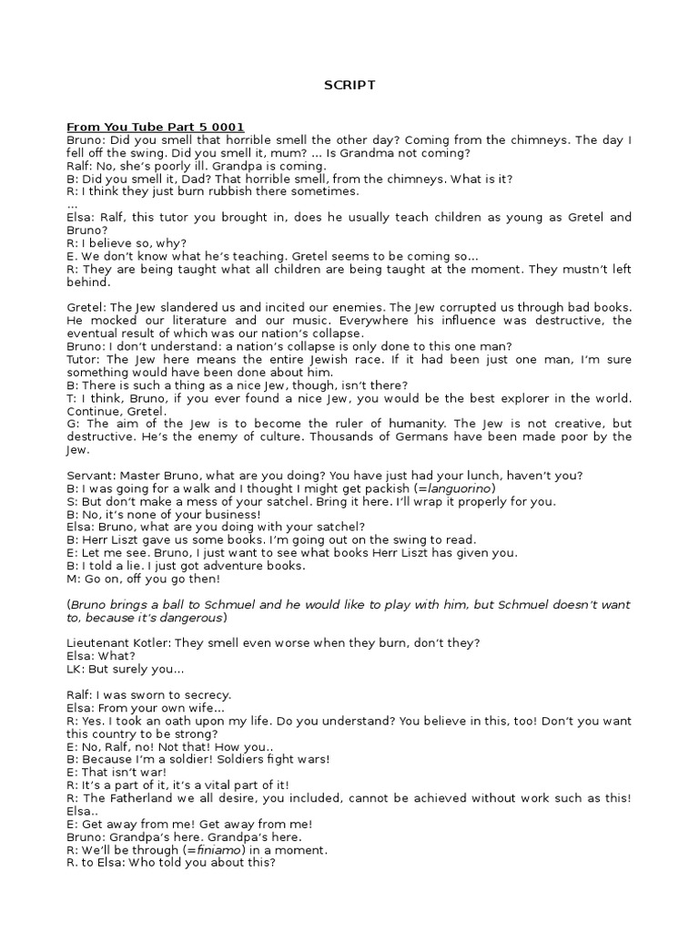 The Boy In The Striped Pajamas Herr Liszt