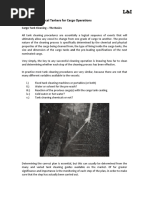 Standard Procedures For Tank Cleaning | PDF | Oil Tanker | Petroleum