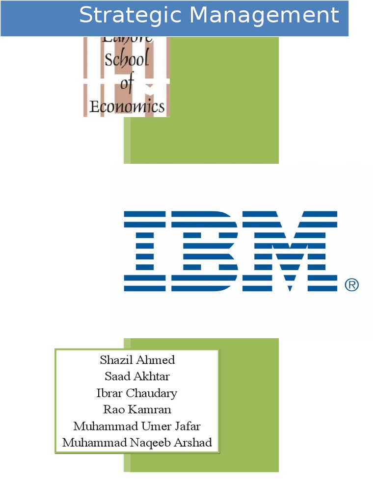 IBM Case Study Strategic Management Final Report | PDF | Strategic ...