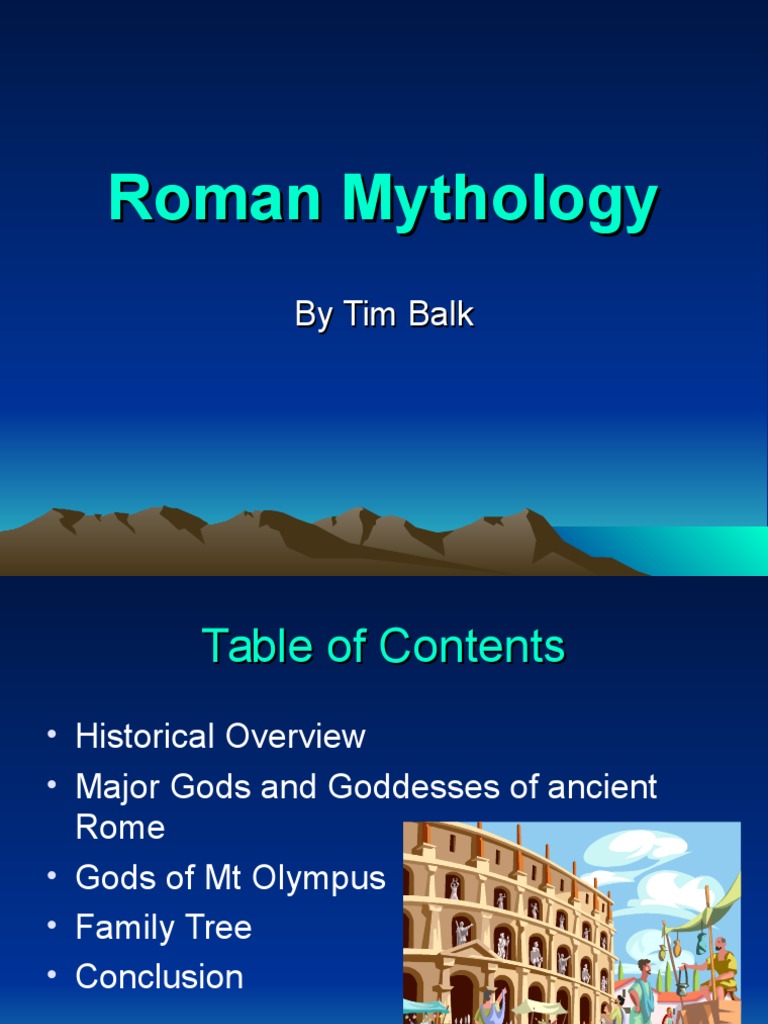 Roman Mythology Power Point | PDF | Deities | Hera