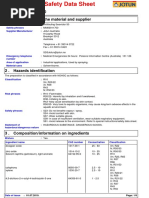 Msds Thinner KCC | PDF | Toxicity | Occupational Safety And Health