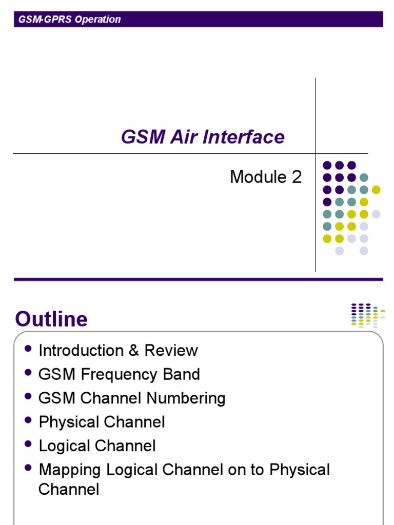 GSM Air Interface | PDF | Computers