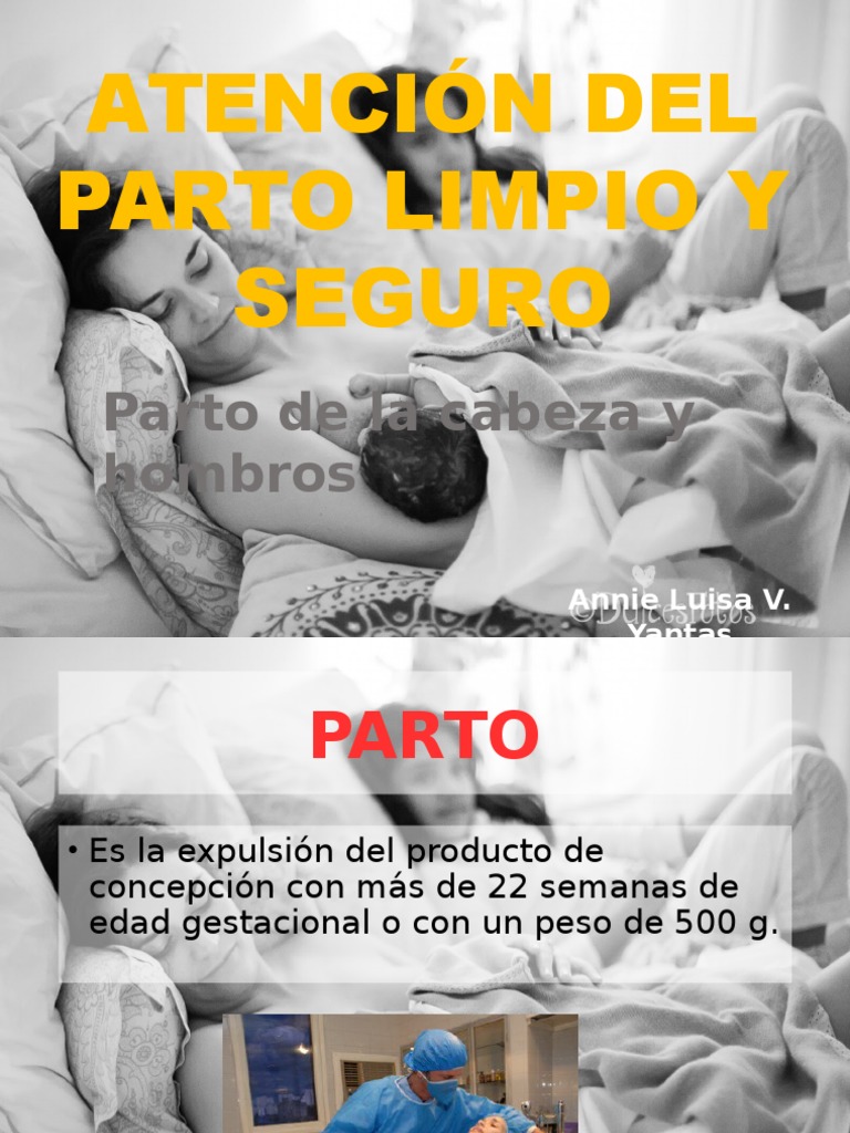 Atención Del Parto Limpio y Seguro | Parto | Embarazo humano