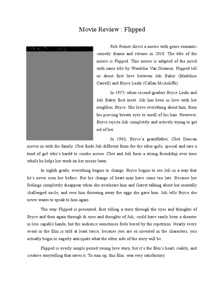 Contoh Movie Review | PDF | Courtship | Leisure