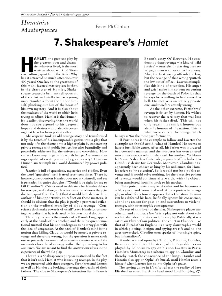 Hamlet | PDF | Hamlet | Humanism