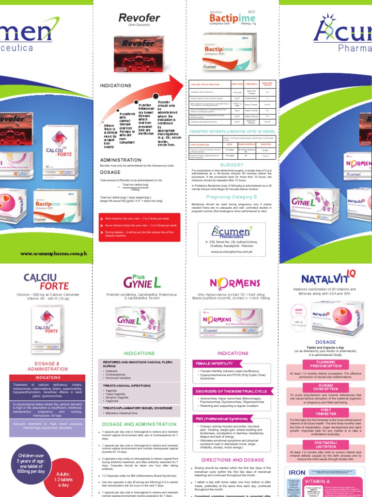 Product Brochure | PDF | Premenstrual Syndrome | Menstruation