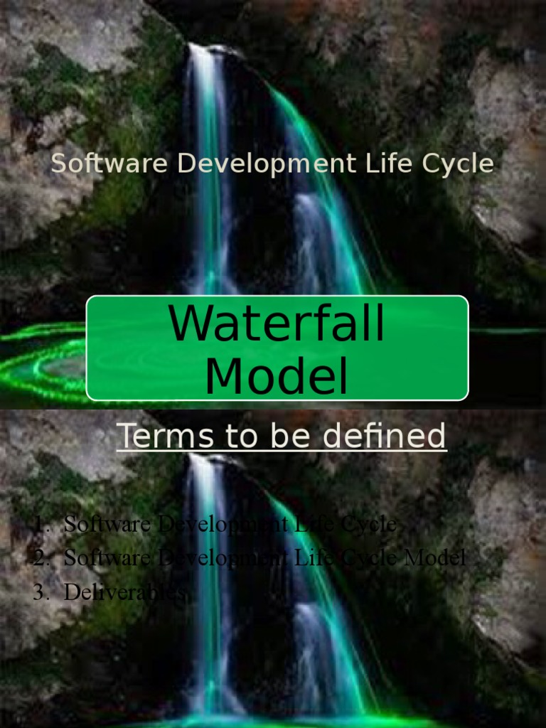 Software Development Life Cycle - Waterfall Model | PDF | Software ...