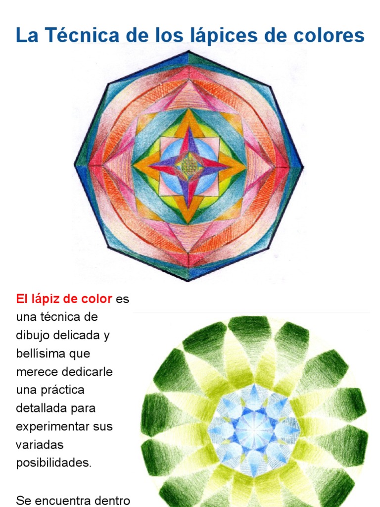 La Técnica De Los Lápices De Colores Pdf Dibujo Lápiz