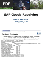 How To Create Goods Receipt in SAP | PDF | Receipt | Information ...