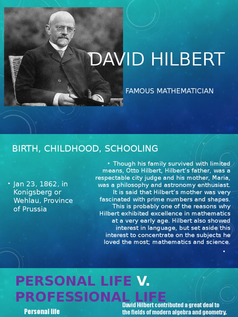David Hilbert Quotes