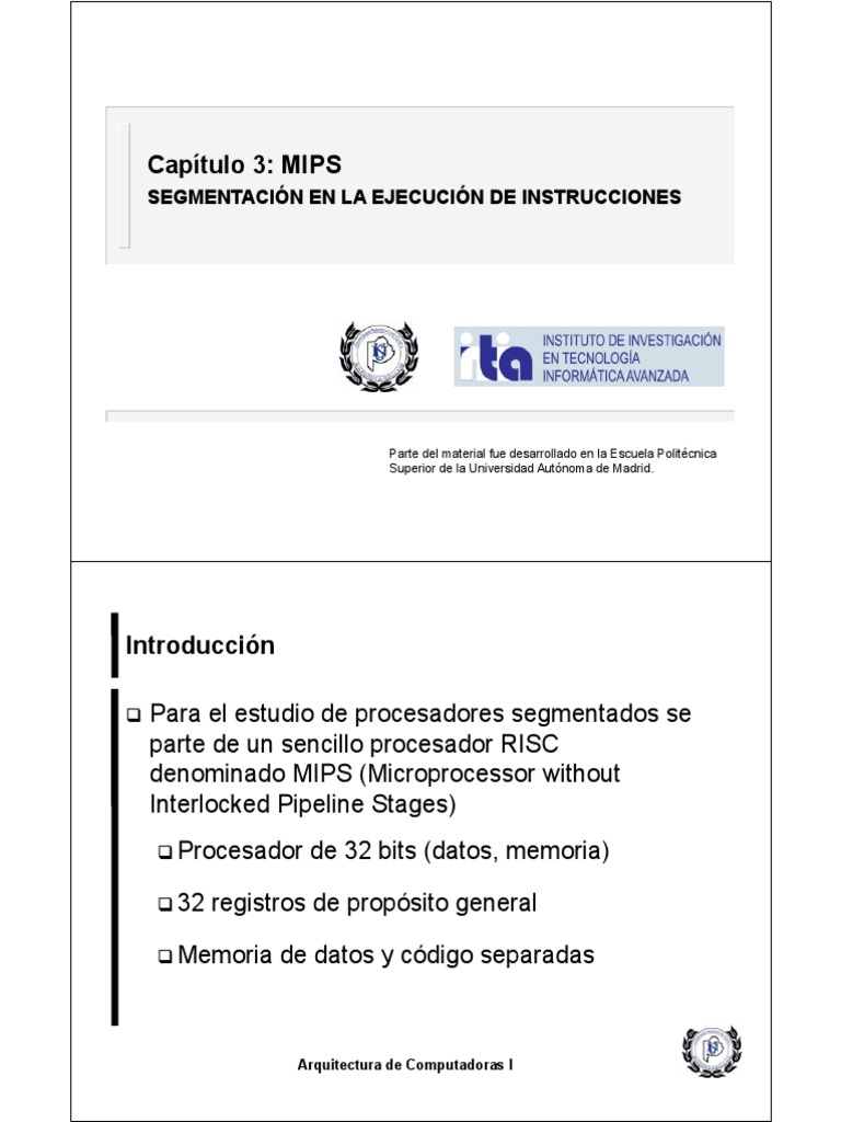 Mips 2016 | PDF | Conjunto de instrucciones de Mips | Conjunto de ...