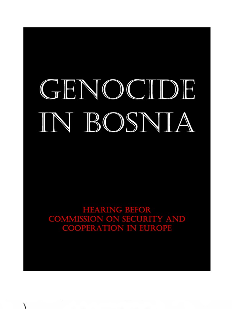 Genocide in Bosnia-Herzegovina (Bosnian Genocide) | PDF | Bosniaks ...