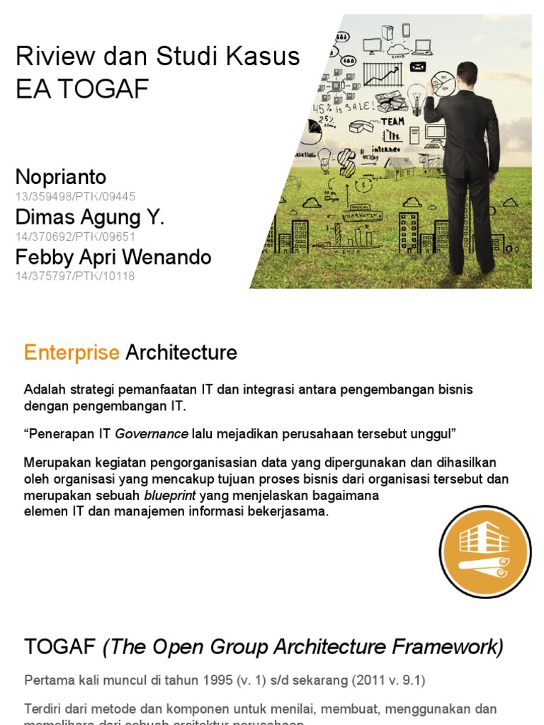 Sekilas TOGAF Dan 2 Studi Kasus TOGAF | PDF