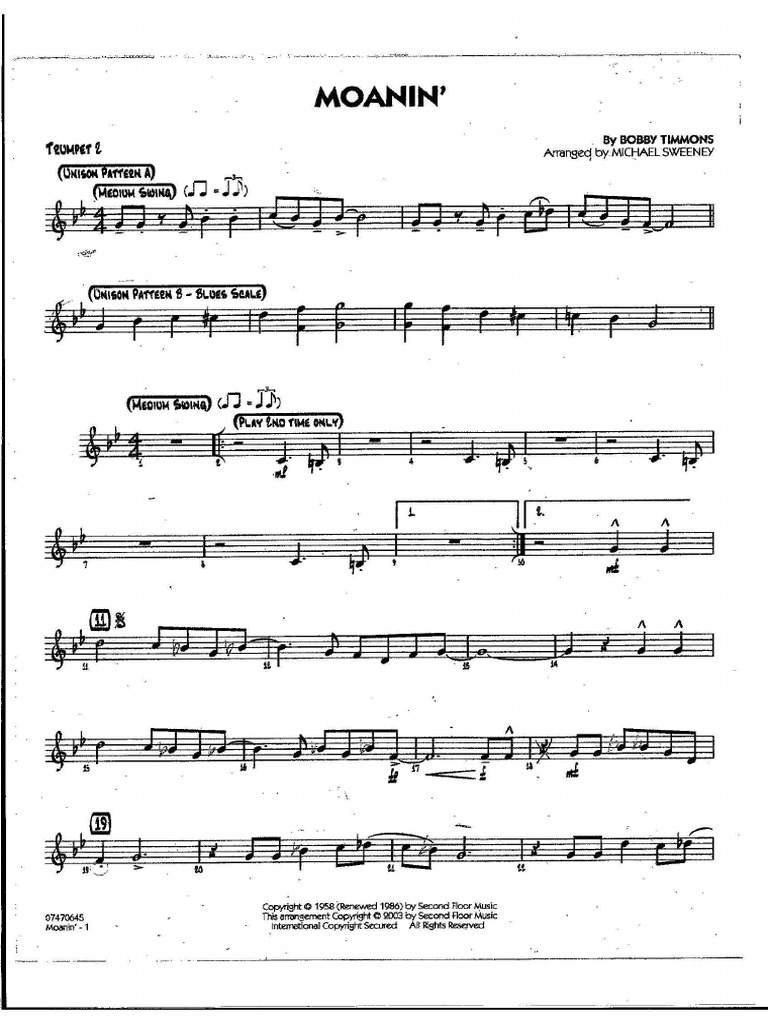 Moanin | PDF