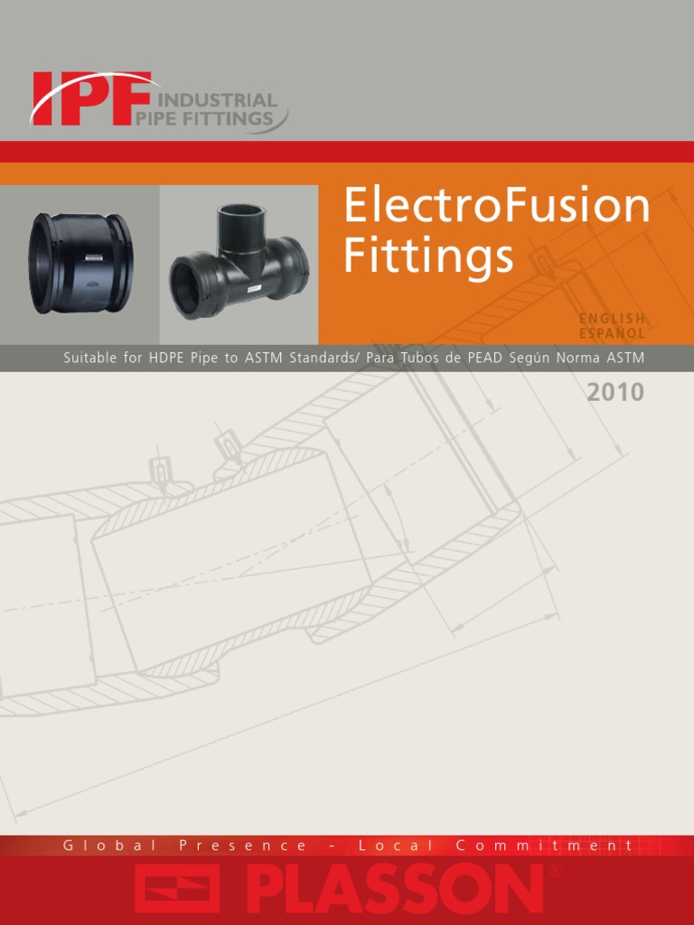 Plasson ElectroFusion Fittings Suitable For HDPE Pipe To ASTM Standards ...
