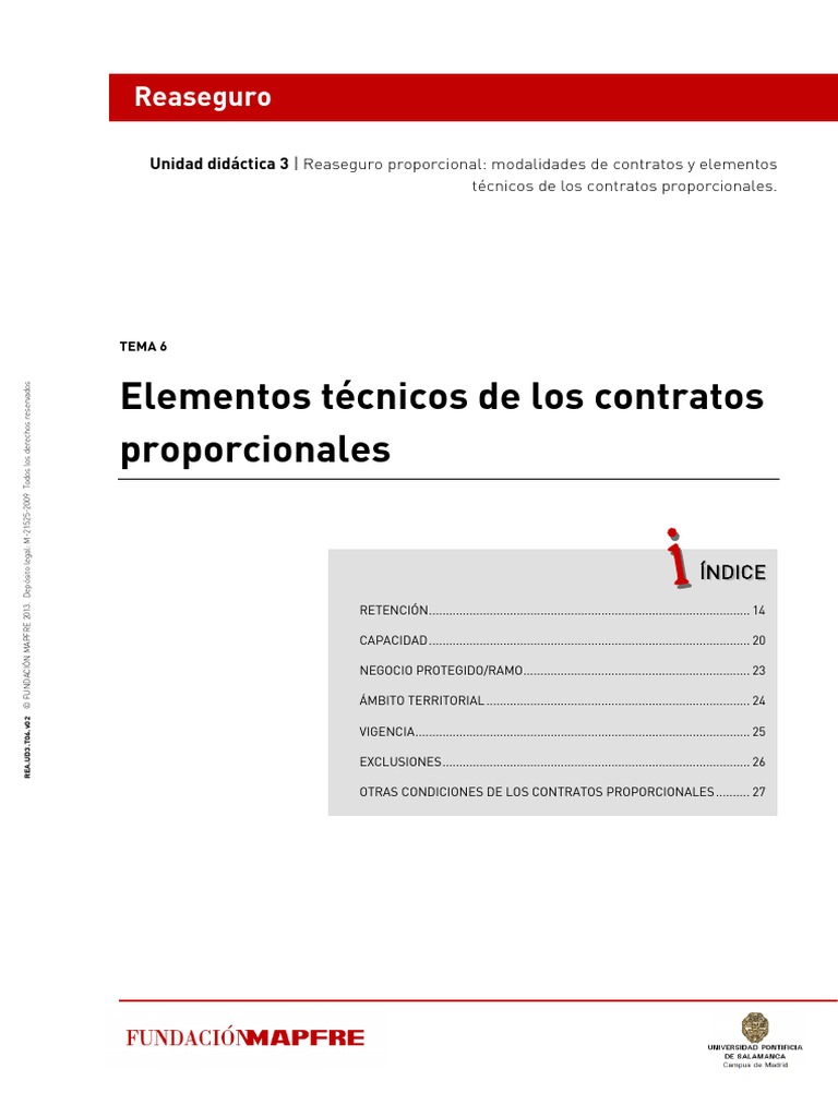 Mapfre - Curso de Reaseguro | Descargar gratis PDF | Reaseguro | Seguro