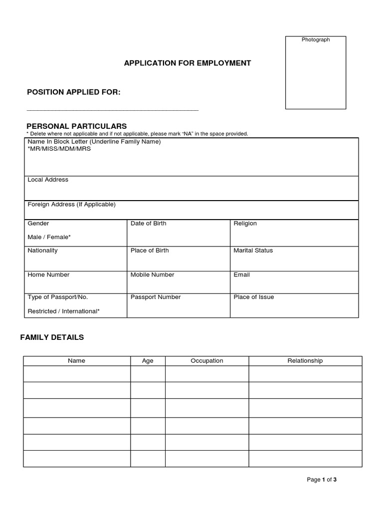 HRD Application Form | PDF | Employment | Justice