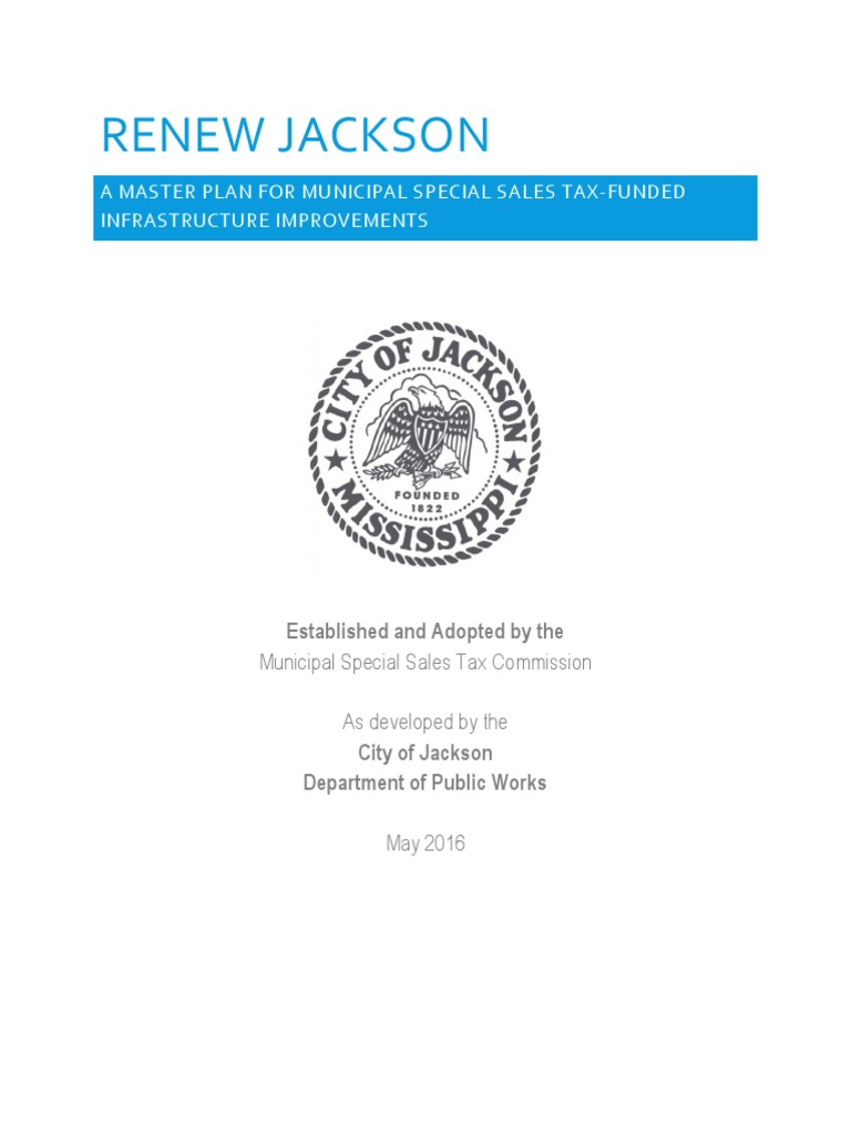 Jackson Master Plan Draft | PDF | Infrastructure | Road Surface