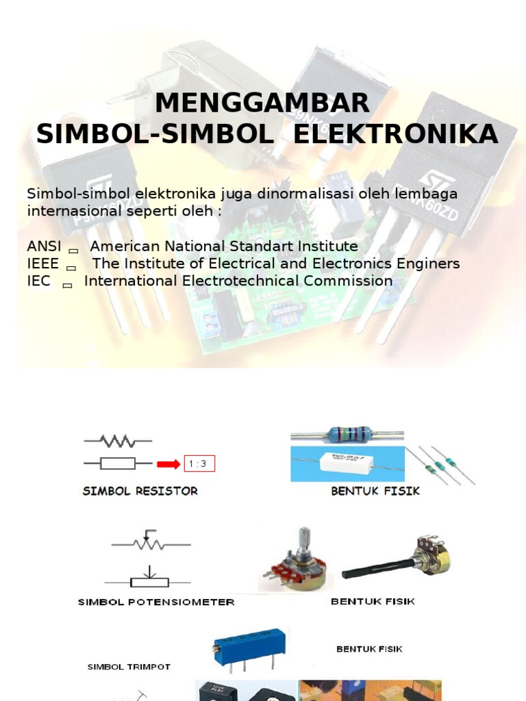 Gambar & Simbol Komponen PCB | PDF