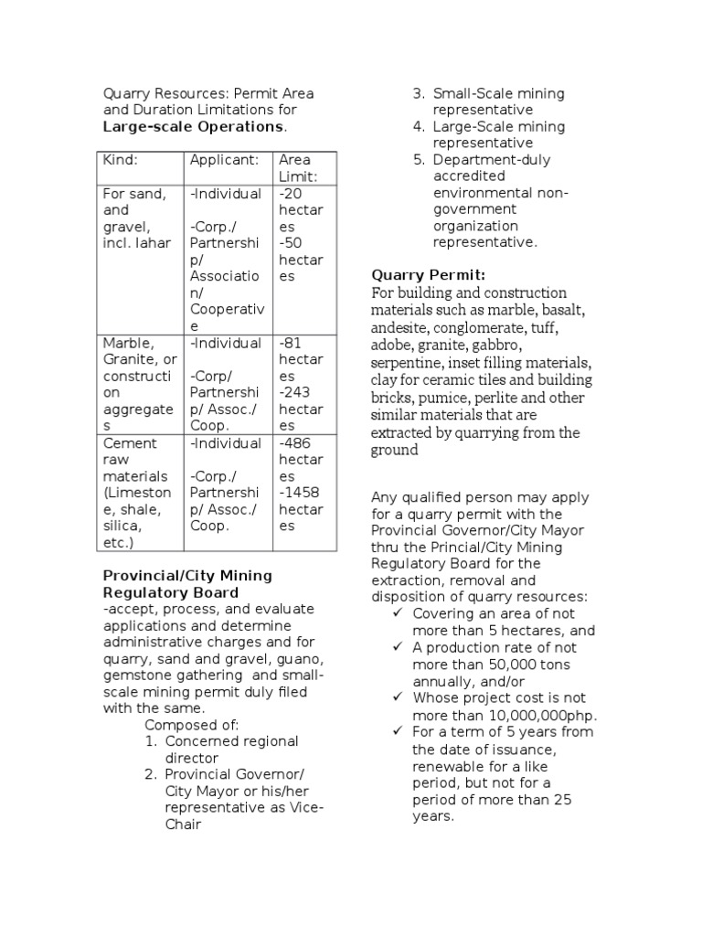 Quarry Resources2 | PDF | Mining | Business