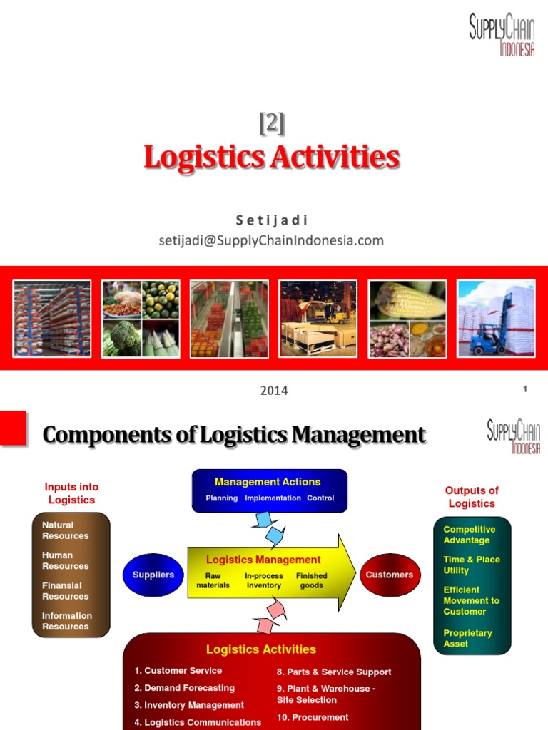 Logistics Activities (Supply Chain) | PDF | Logistics | Warehouse