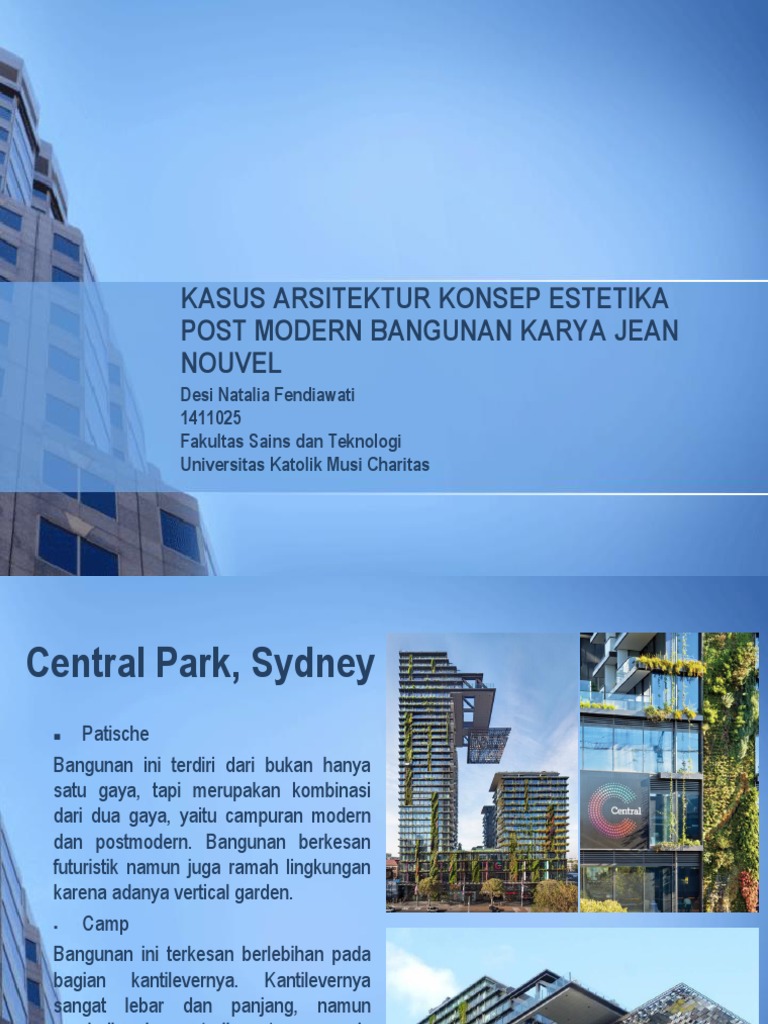 Estetika Postmodern Jean Nouvel | PDF | Ilmu Sosial | Gaya Hidup