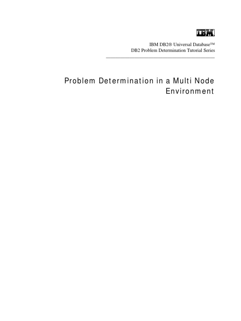 Tutorial7 Multinode | PDF | Ibm Db2 | Port (Computer Networking)