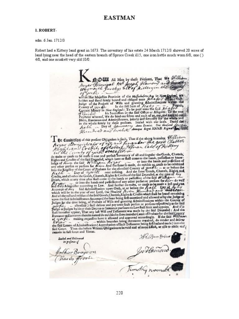 Eastman Genealogy | PDF | Social Science | Travel