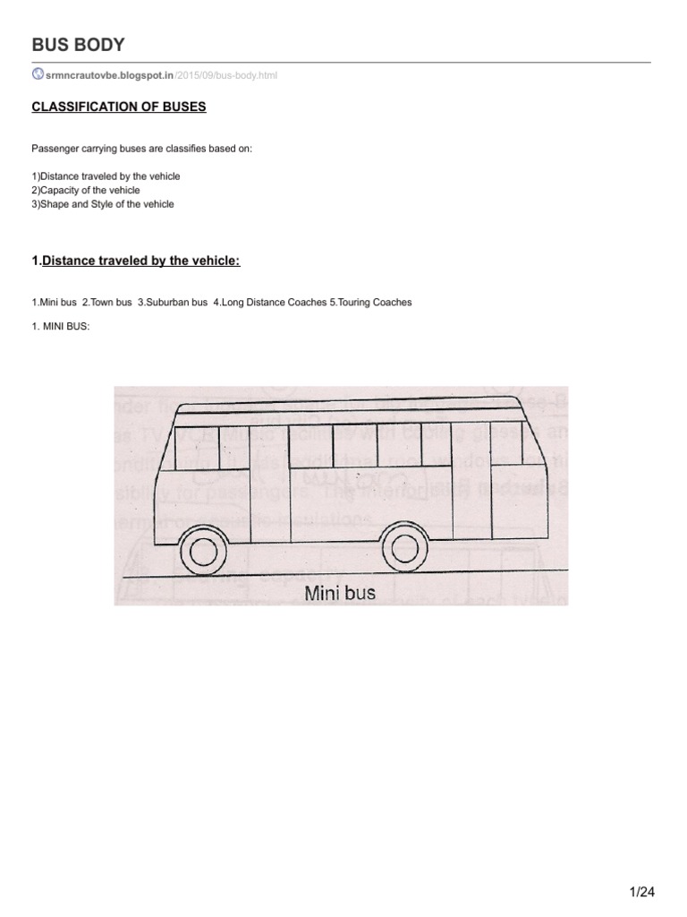 Bus Body | PDF | Bus | Wheeled Vehicles