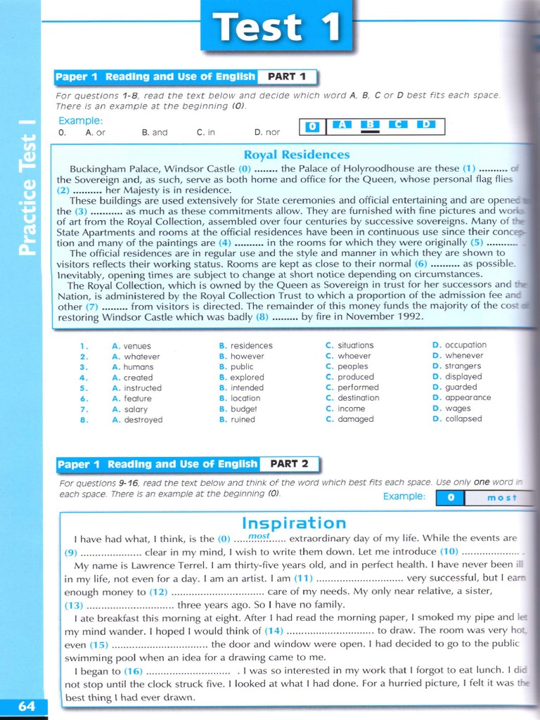 Fce Test | PDF