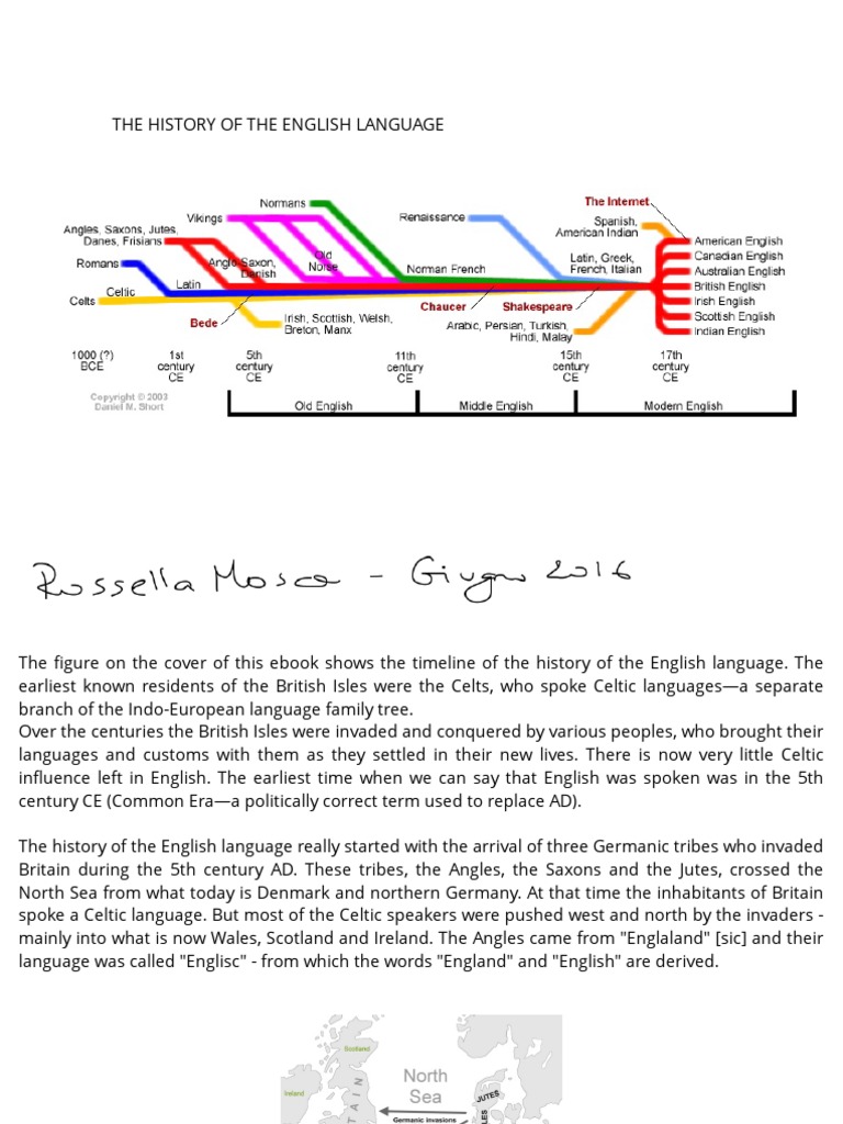 The History of The English Language | PDF | Celts | Normans