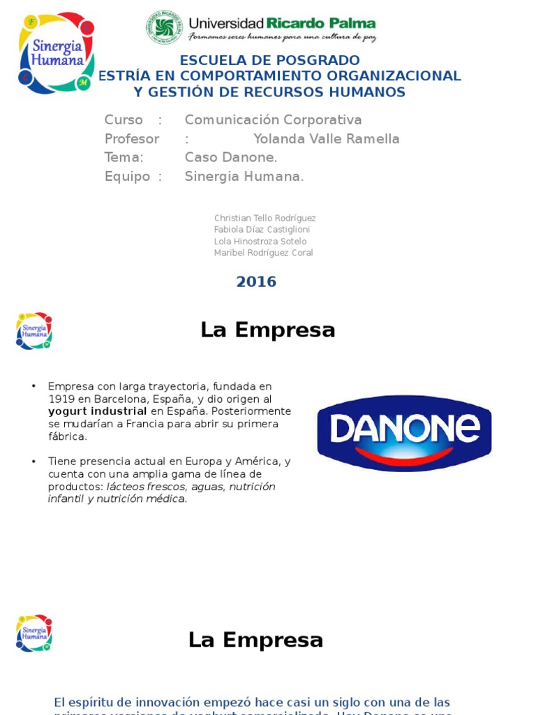 Estrategias de Comunicación de Danone | PDF | Alimentos | Business