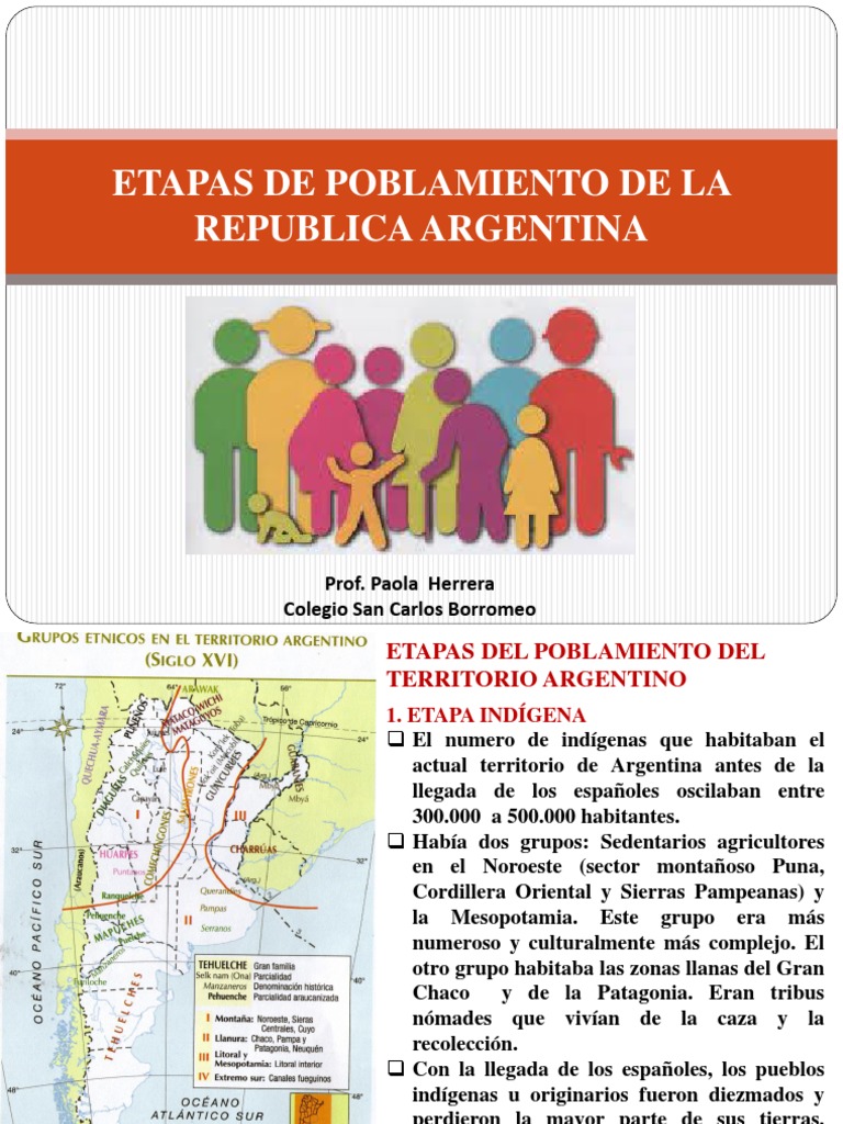 Etapas Del Poblamiento Argentino PDF | PDF | Argentina | Science