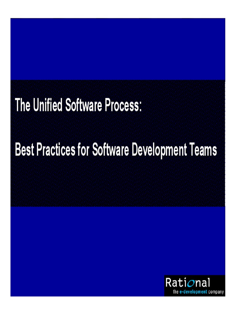 Unified Process | PDF | Use Case | Unified Modeling Language