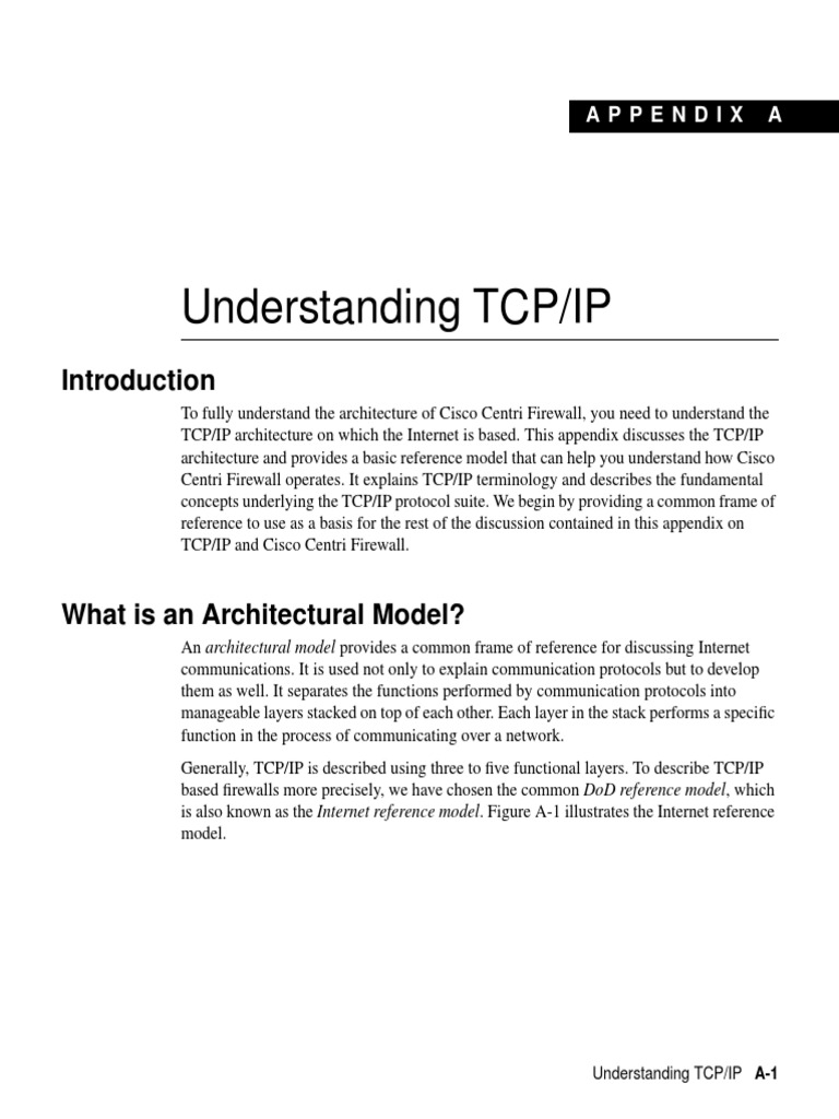Understanding TCP IP | PDF | Internet Protocols | Internet Protocol Suite