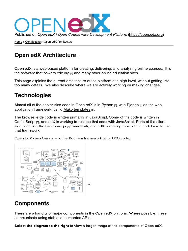 Open EdX - Open Courseware Development Platform - Open EdX Architecture ...