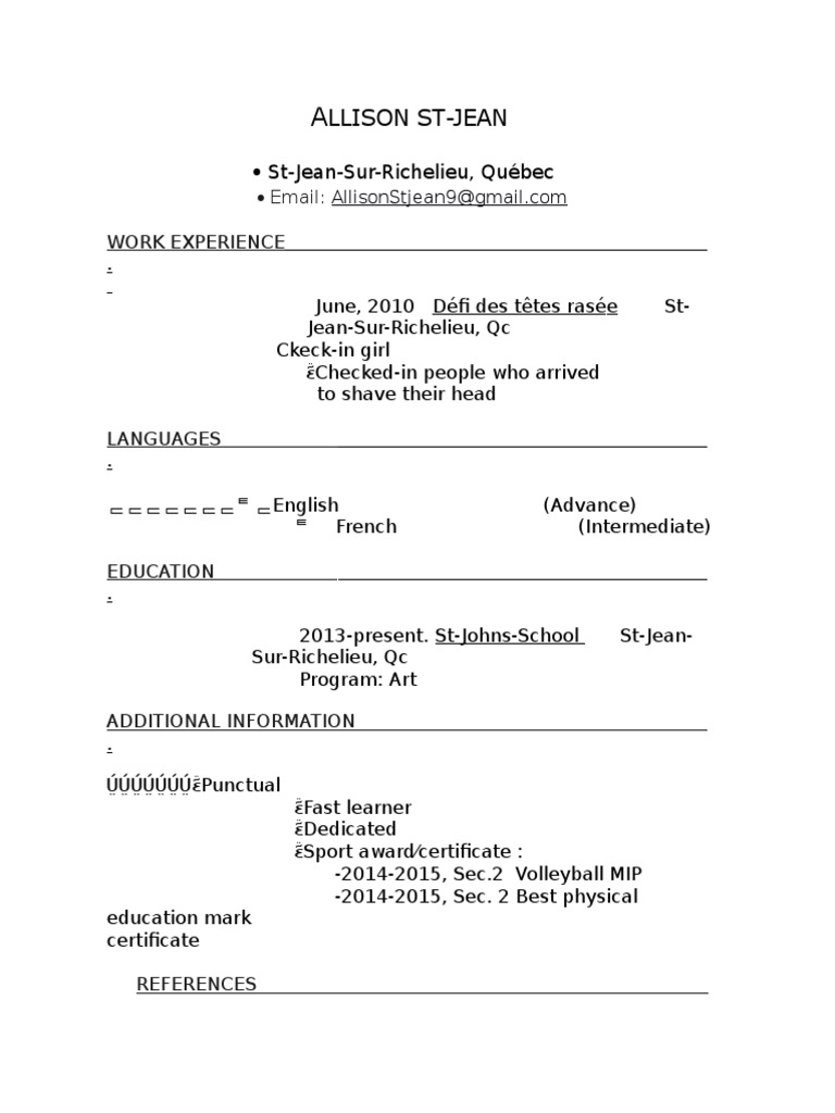 Llison St-Jean | PDF