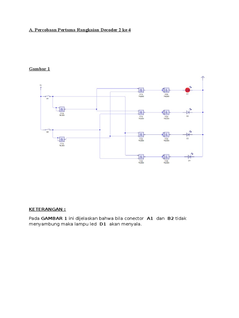 Rangkaian Decoder | PDF | Sains & Matematika | Teknologi & Rekayasa