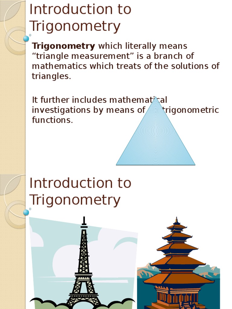 Introduction To Trigonometry | PDF | Cartesian Coordinate System ...