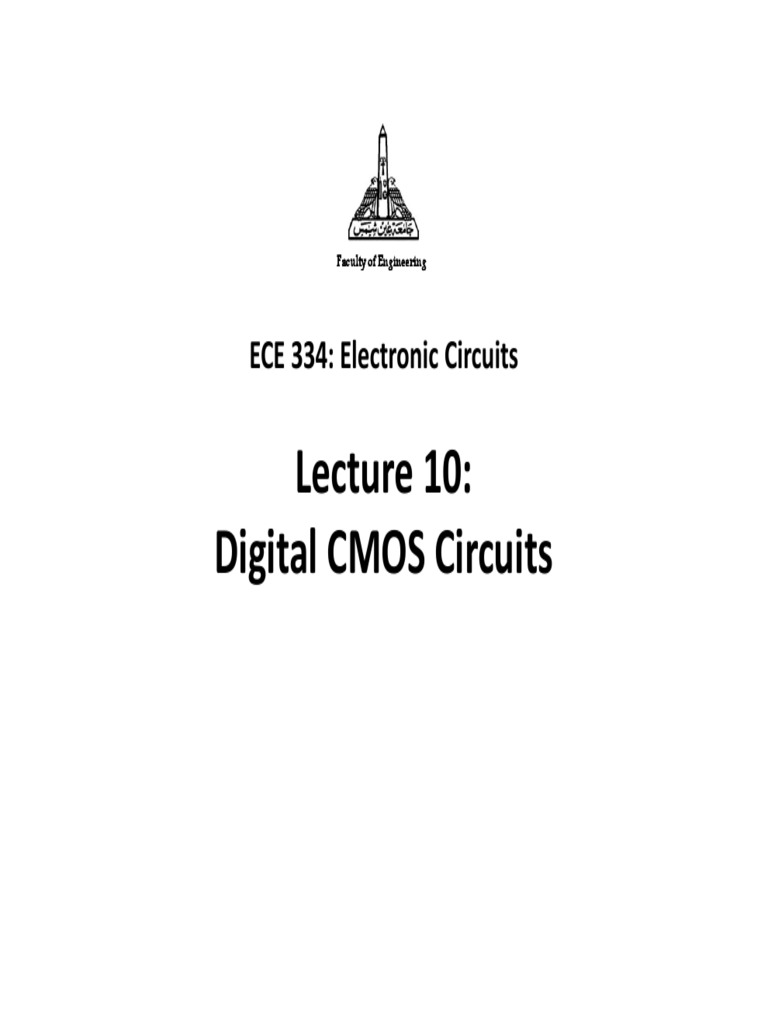 Lec10 Cmos | PDF | Cmos | Mosfet