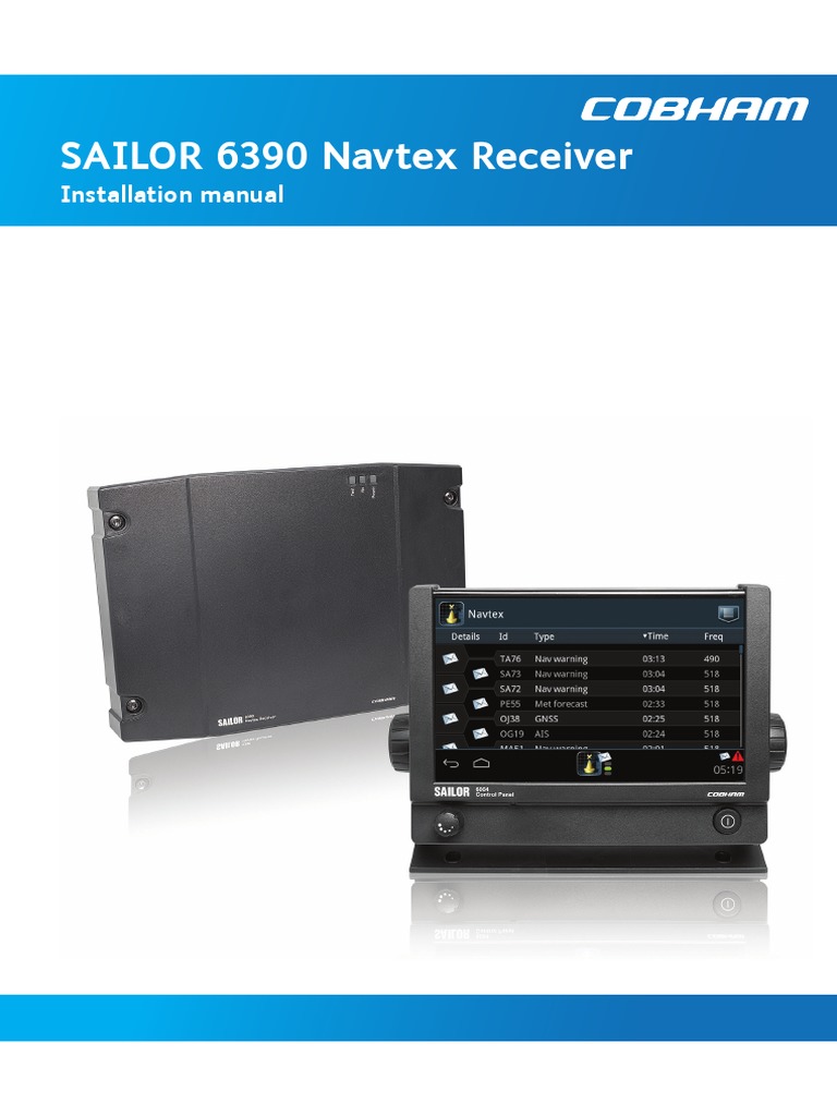 6390 Navtex Receiver - Installation PDF | PDF | Ip Address | Google Chrome