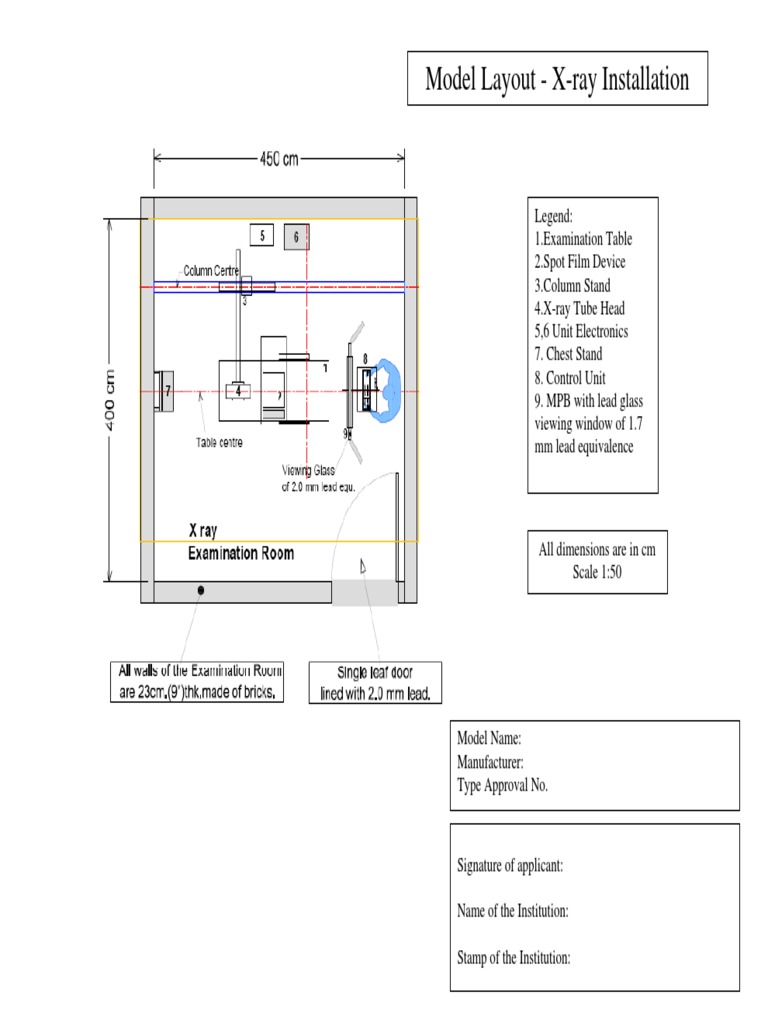 X-Ray Room Standard Size Layout | PDF